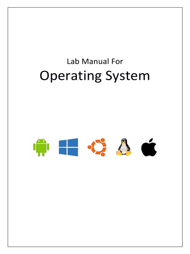 OS Lab Manual | PDF | Operating System | Microsoft Windows