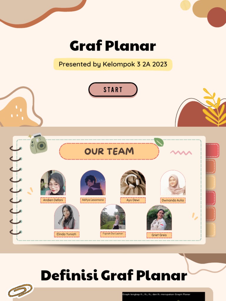 Definisi dan Contoh Graf Planar | PDF