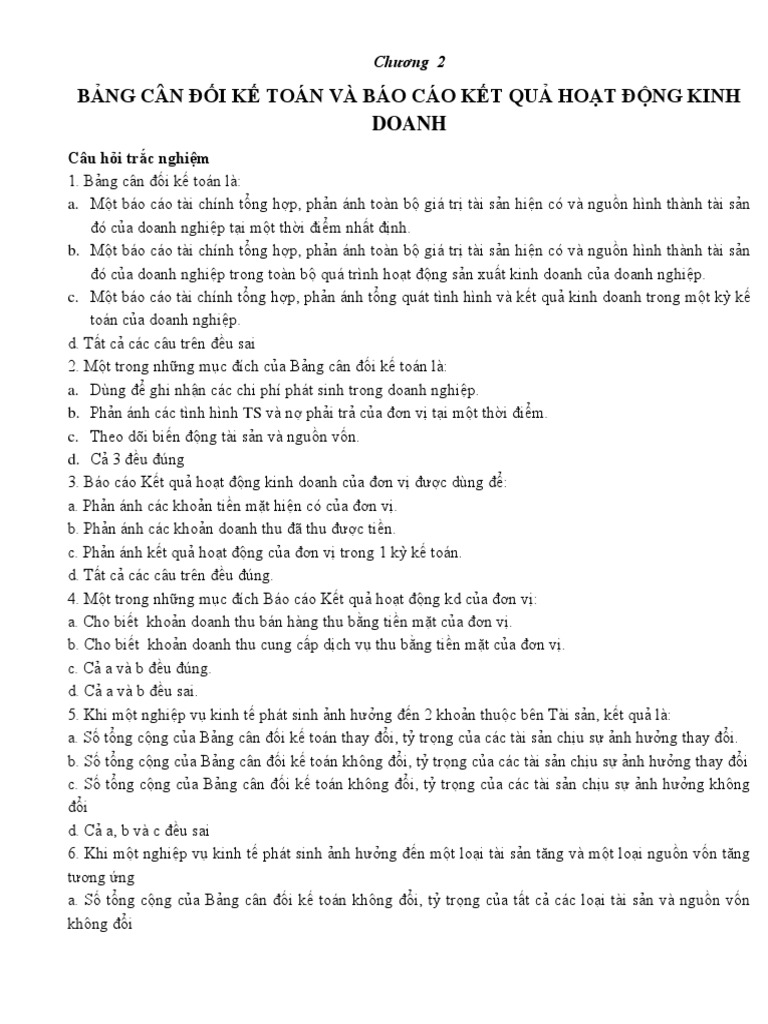 Bai Tap NLKT - ChÆ°Æ¡ng 2,3 - Gá I SV | PDF