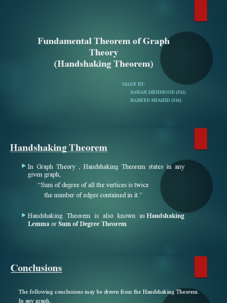 Handshaking Theorm | PDF