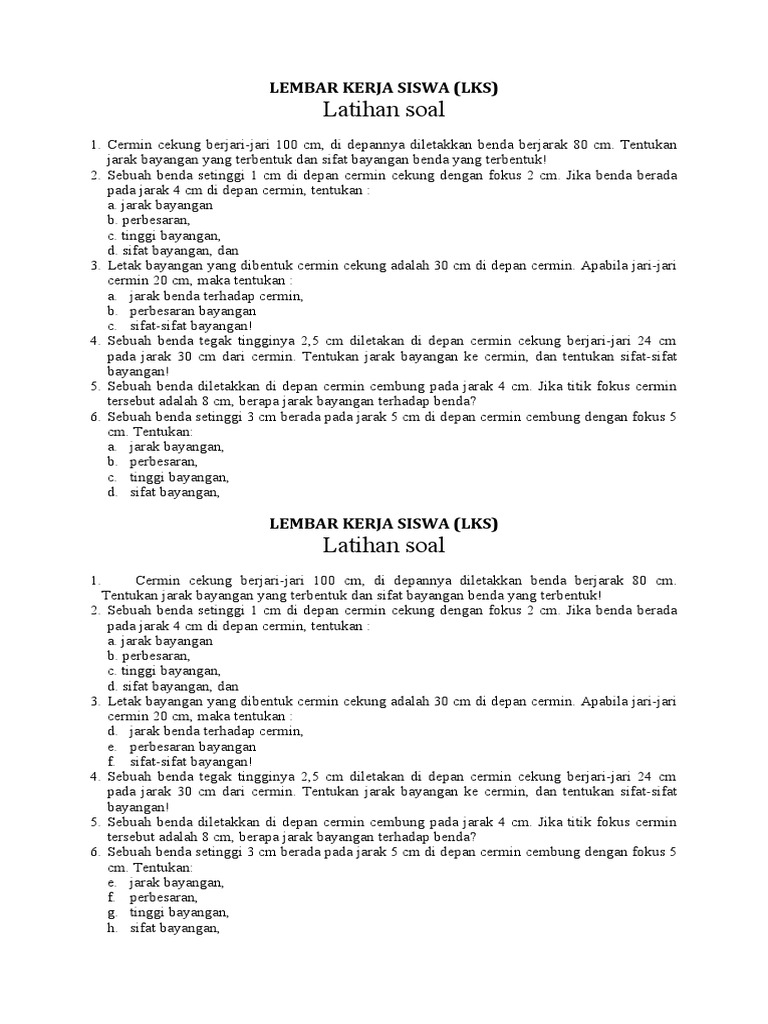 Lks Cermin Siswa | PDF