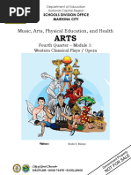 Opera Elements in Grade 9 Music Module | PDF | Opera | Singing