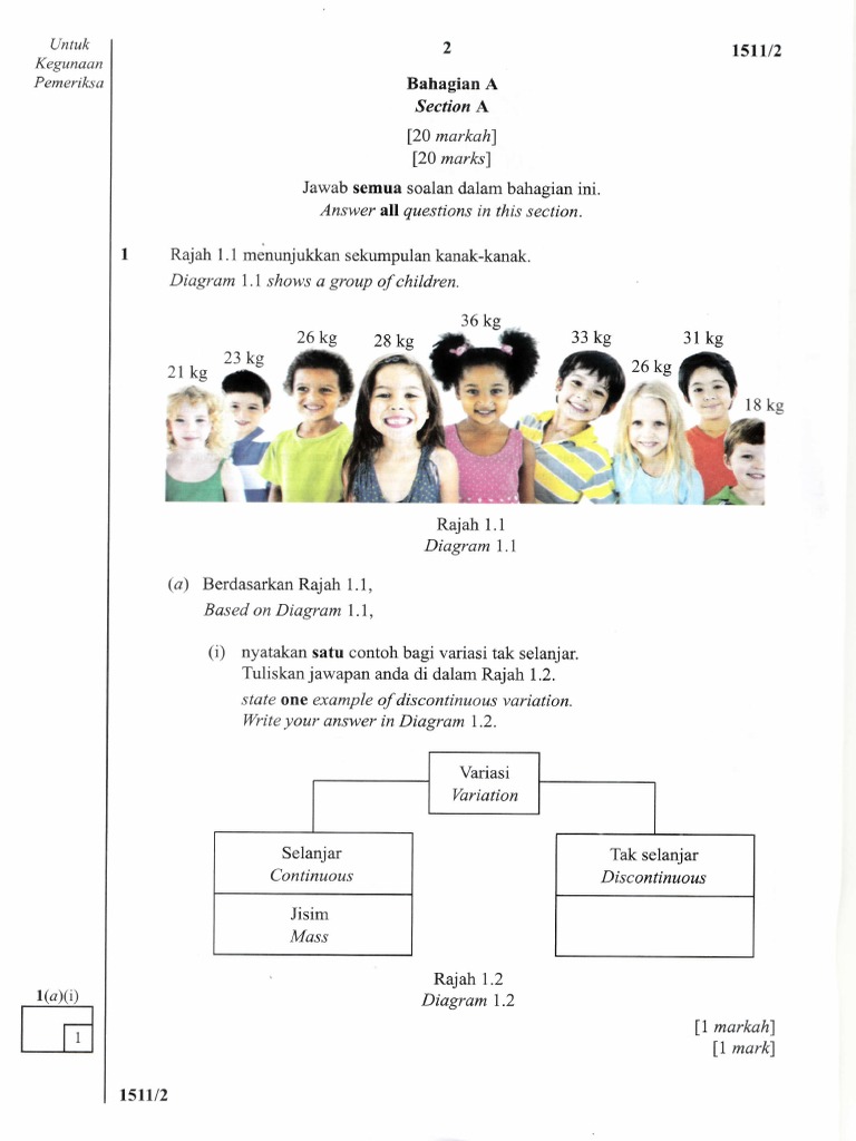Sains K2 Selangor Set 3 2022 | PDF