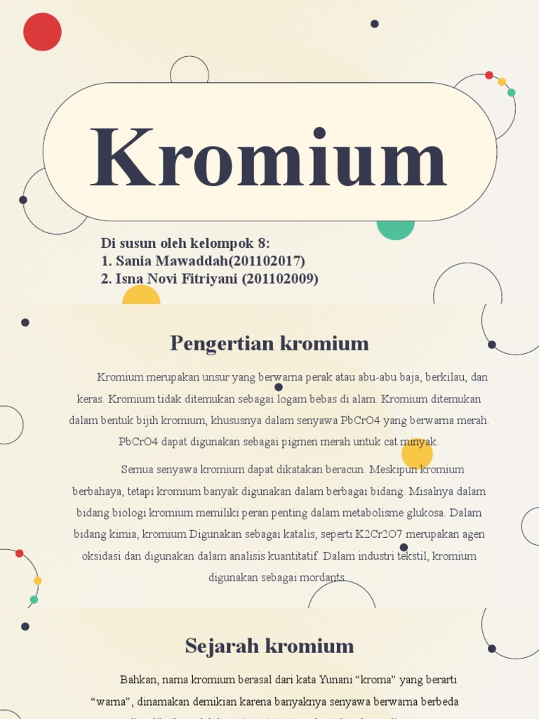 Kel 8 PPT Kromium | PDF