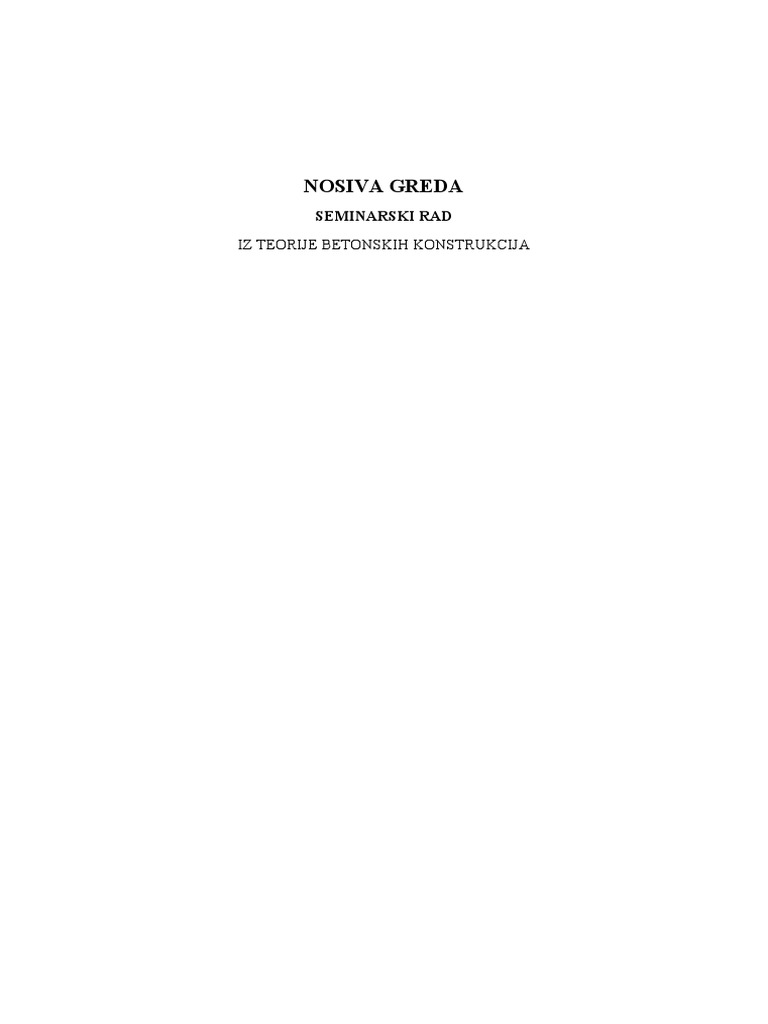 Greda Seminarski | PDF