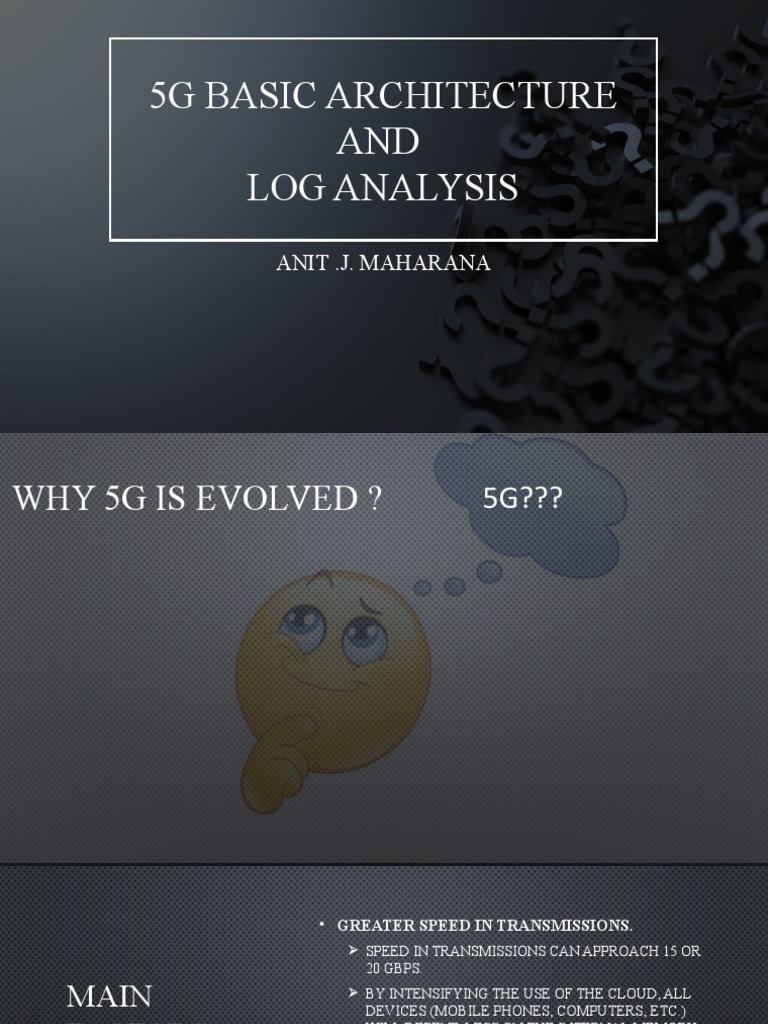 5G Architecture and Log Analysis | PDF | Computer Network | Communication