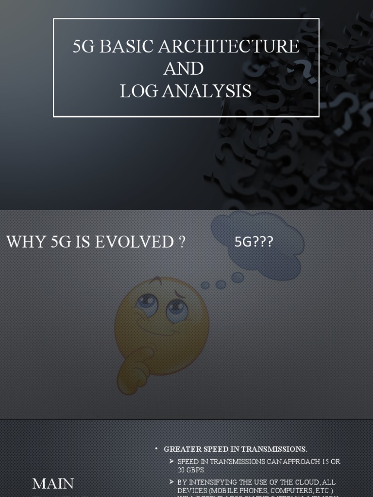 5G Basic Architecture and Log Analysis | PDF | Computer Network | Data ...
