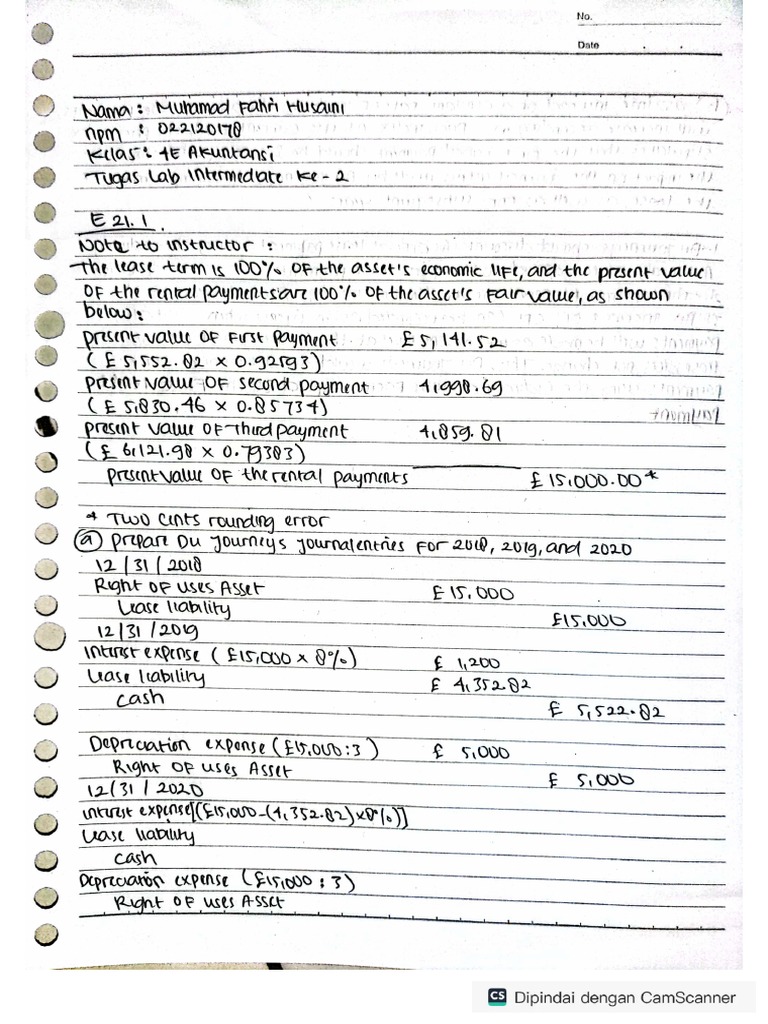 Muhamad Fahri Husaini - Tugas Lab Intermediate Ke-2 | PDF