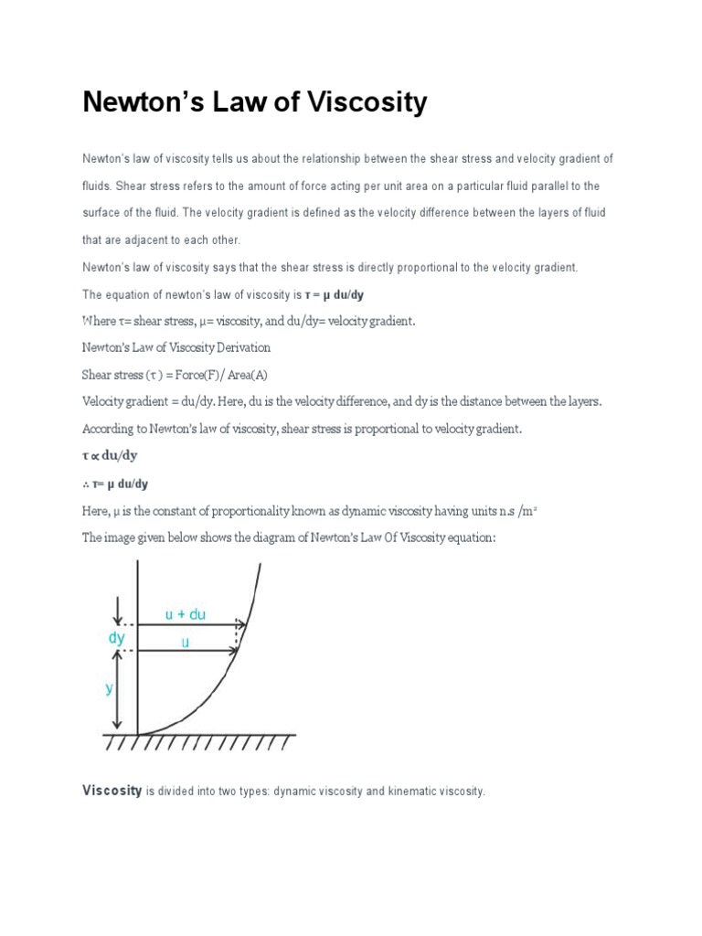 Viscosity Assignment | PDF