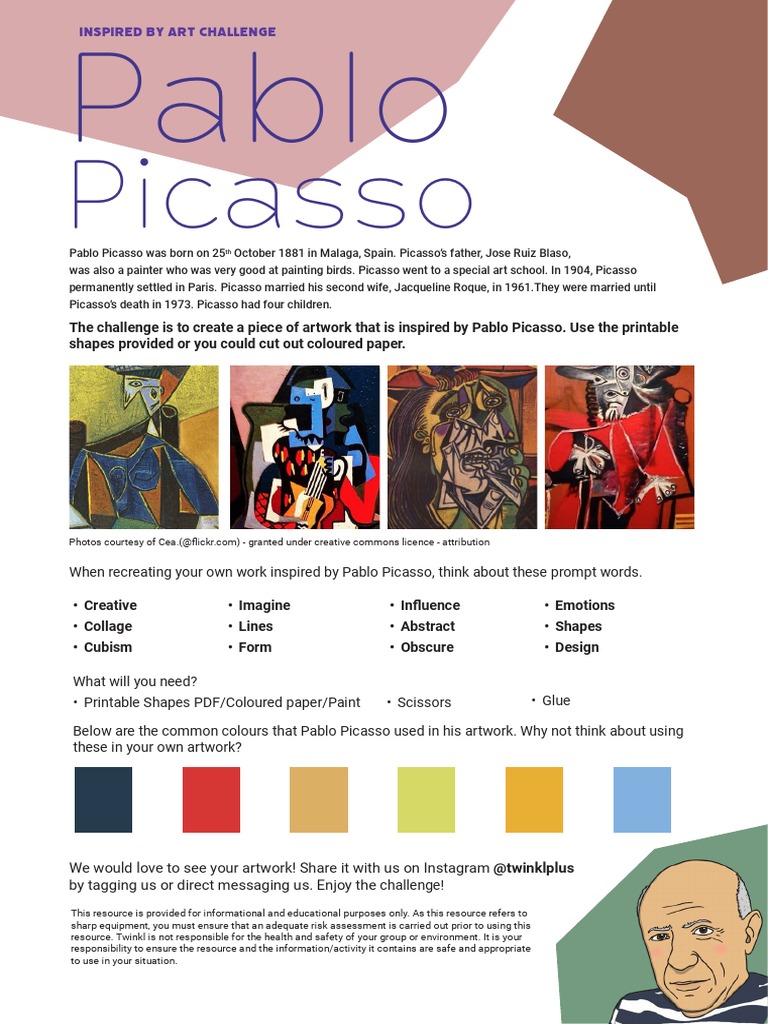 Create Art Inspired by Picasso | PDF