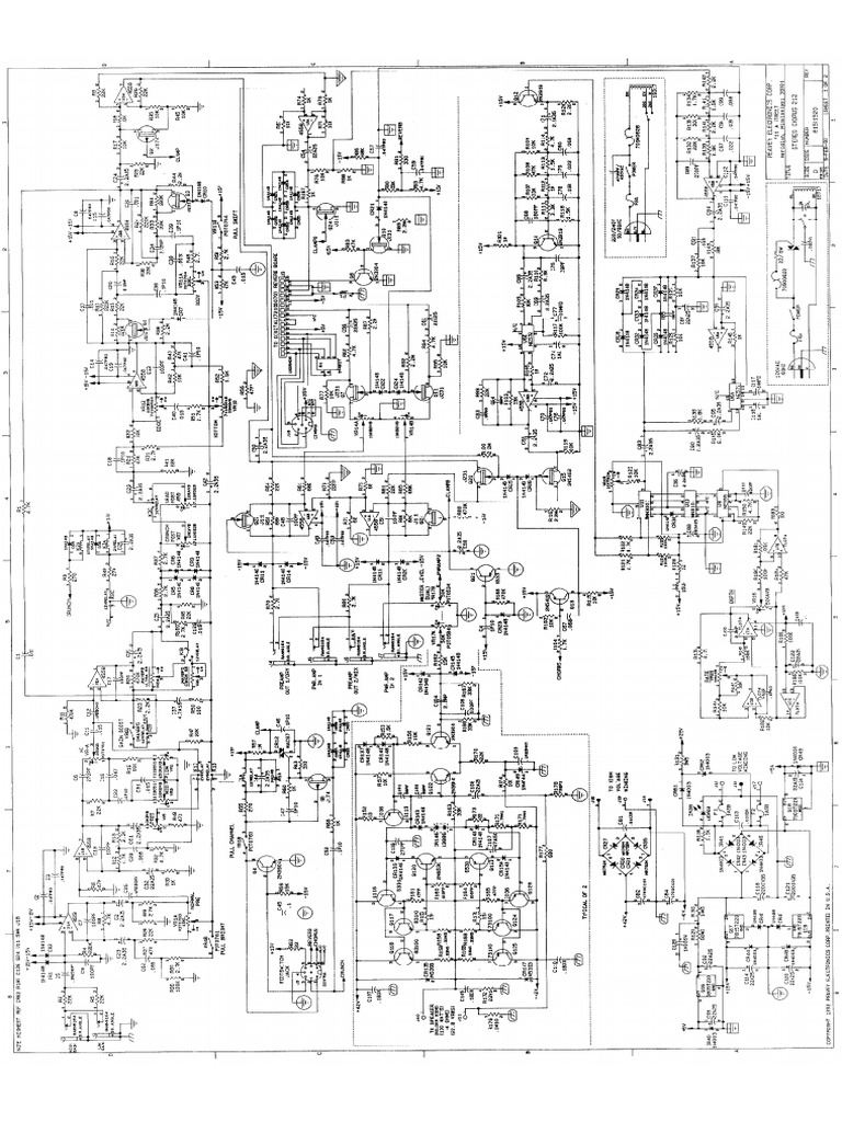 Peavey Stereo Chorus 212 2 92 Schematics | PDF
