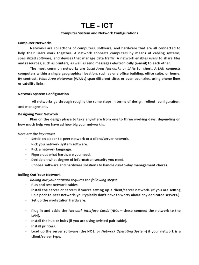 Lesson 3 | Download Free PDF | Computer Network | Local Area Network