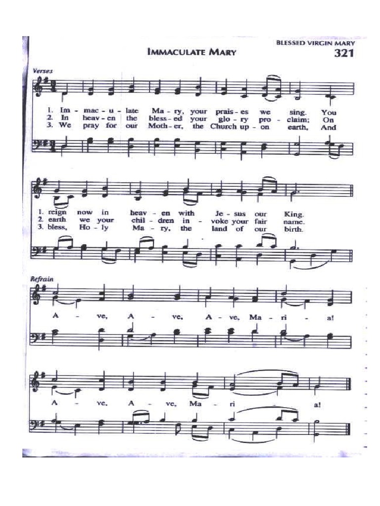 Immaculate Mary | PDF