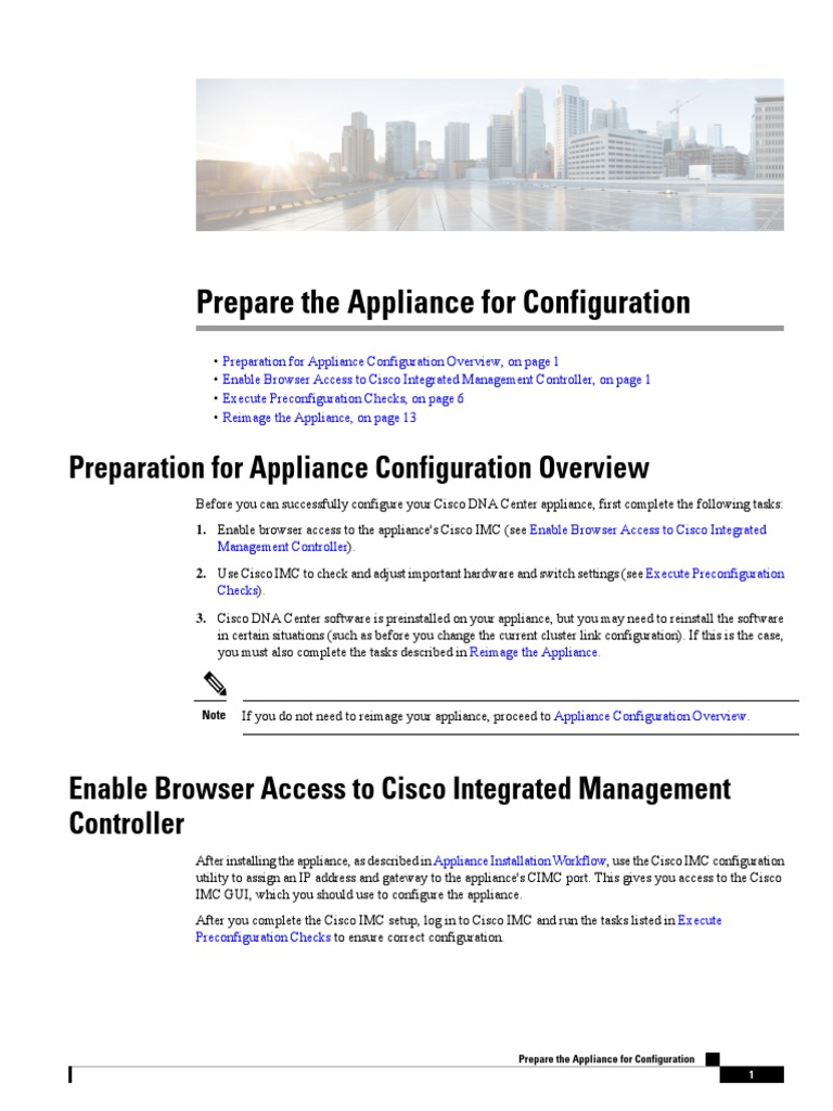 M Prepare The Appliance For Configuration 2 2 2 1stgen | PDF | Ip ...