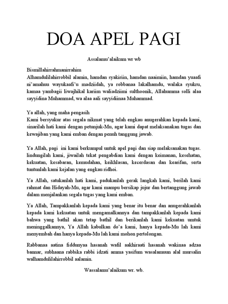 Naskah Doa | PDF