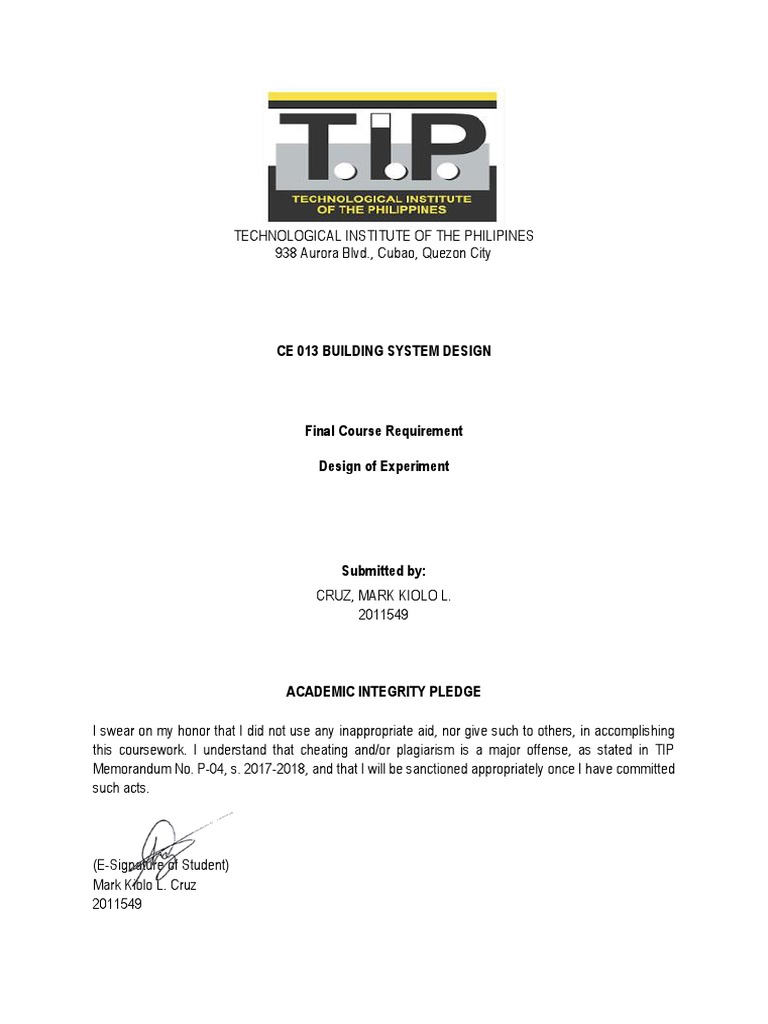 Cruz Ce013 Finalreq | PDF