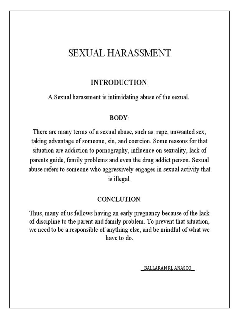 Sexual Harassment in CBSE Schools | PDF