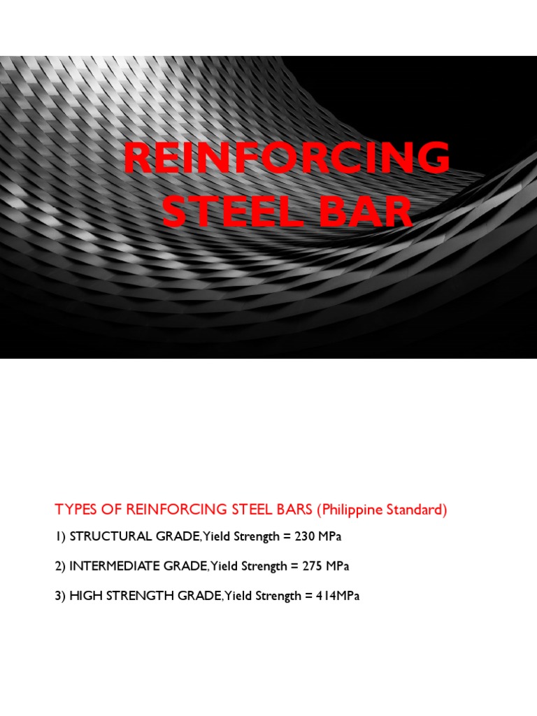 Reinforcing Steel Bar | PDF