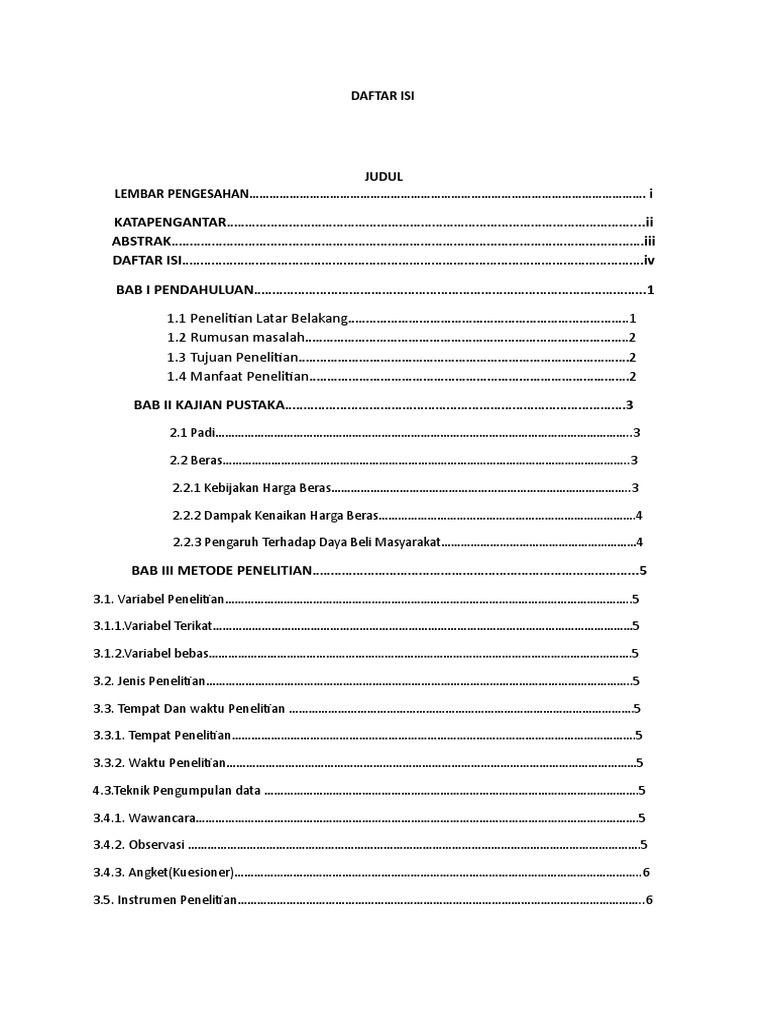 DAFTAR ISI | PDF