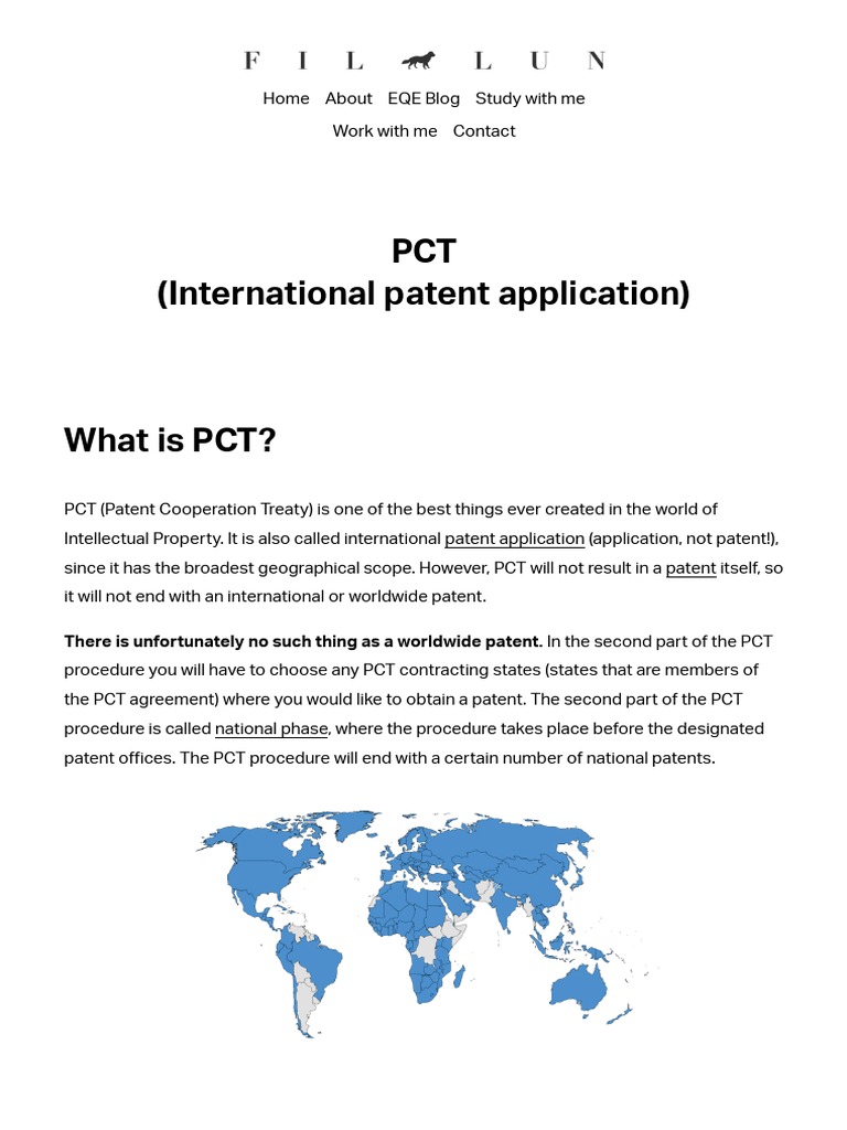 International Patent Application (PCT) Explanation, Timeline and Steps - Fillun | PDF | Patent ...