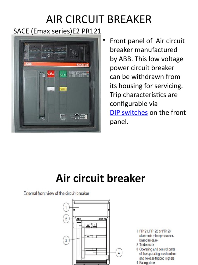 Air Circuit Breaker | Download Free PDF | Electric Arc | Electromagnetism