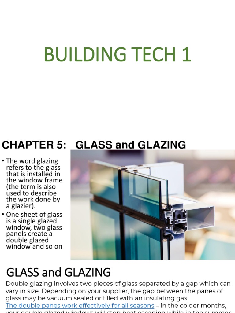 Chapter 5 Glass Glazing | PDF | Glasses | Window