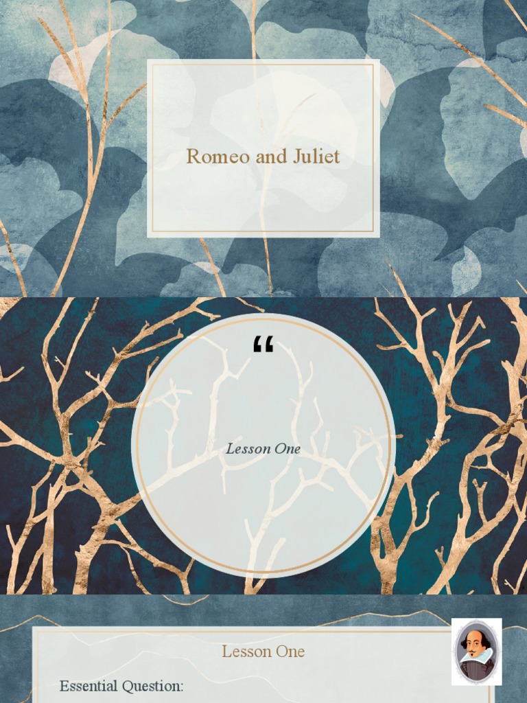 Romeo and Juliet - Year 9 | PDF | Characters In Romeo And Juliet ...