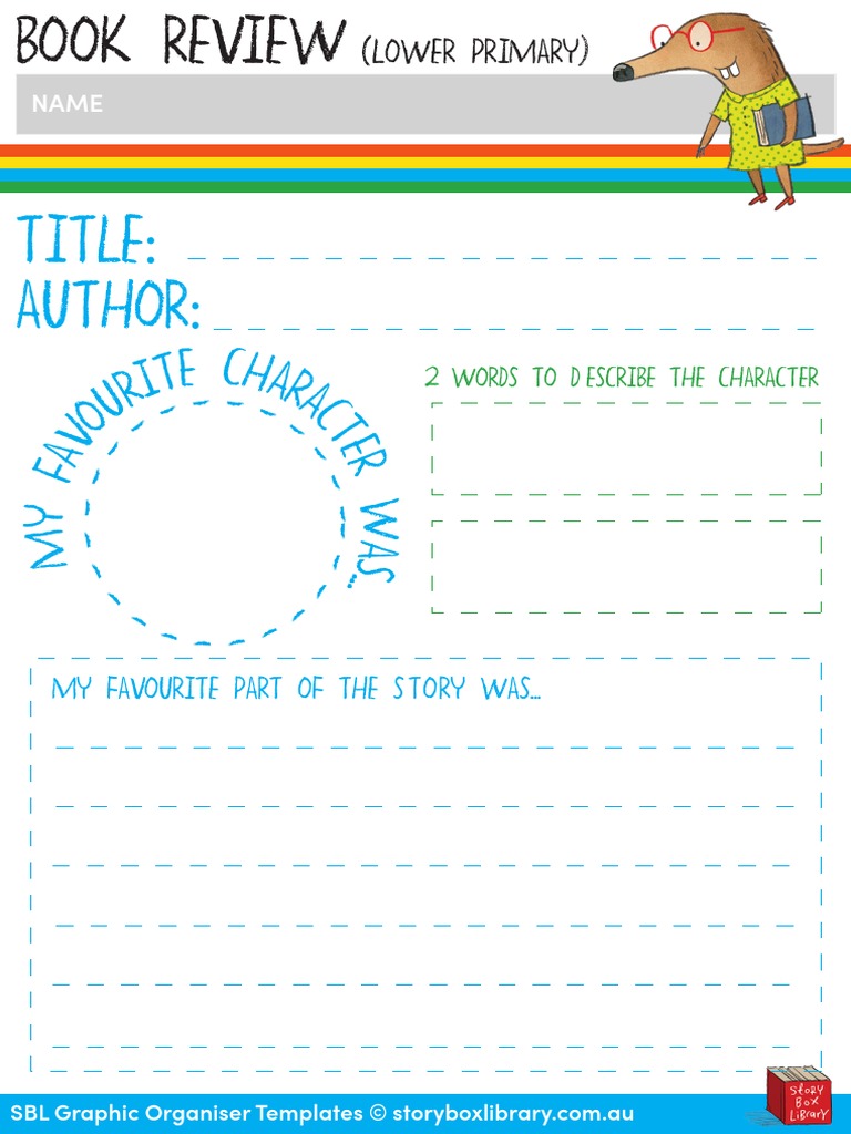 SBL Story Response Template - Book Review LP | PDF