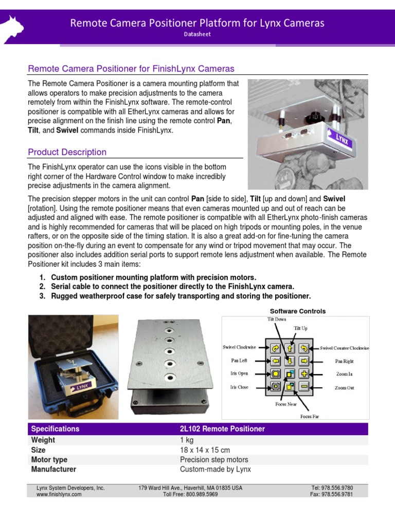 Remote Positioner Datasheet | PDF