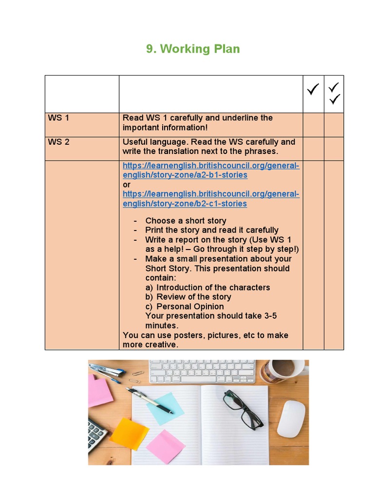 Working Plan | PDF | Plot (Narrative) | Cognition
