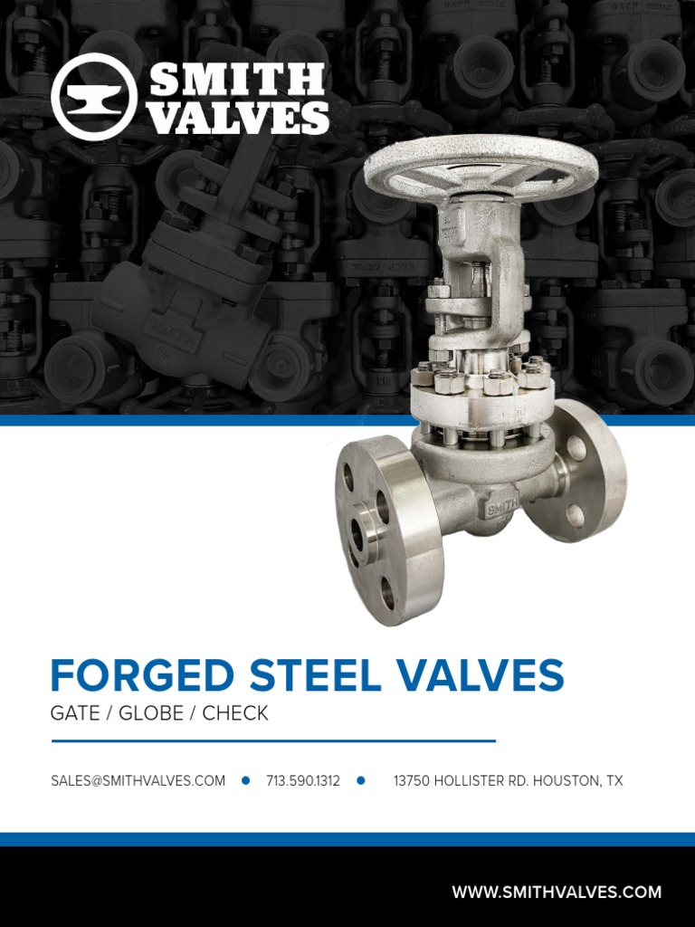 Smith Valves: Forged Steel Valve Solutions | PDF | Valve | Mechanical ...
