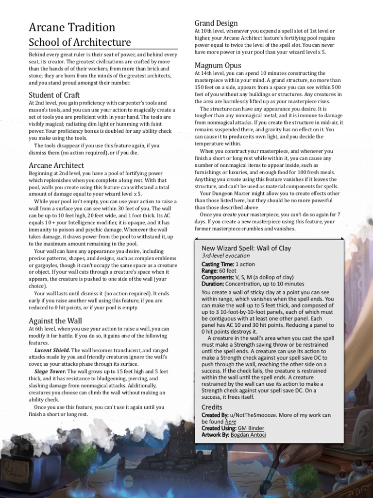 Wizard - School of Architecture | PDF