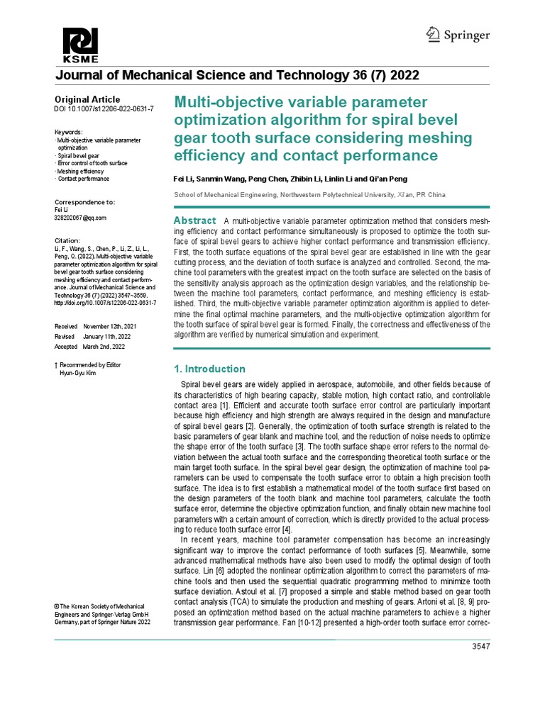 Multi-Objective Variable Parameter Optimization Algorithm For Spiral ... Multi-Objective Variable Parameter Optimization Algorithm For Spiral ...