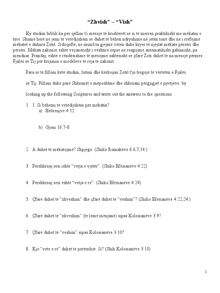 Put Off-Put On Dynamic Worksheet | PDF