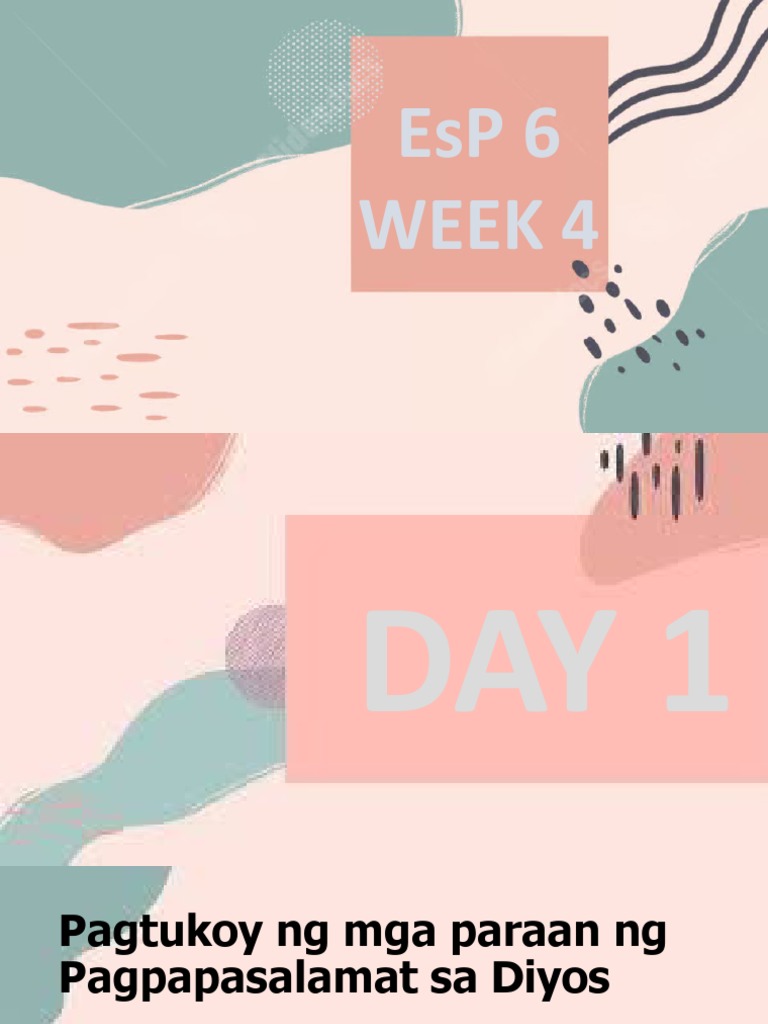 Esp6 q4w4 Melc | PDF