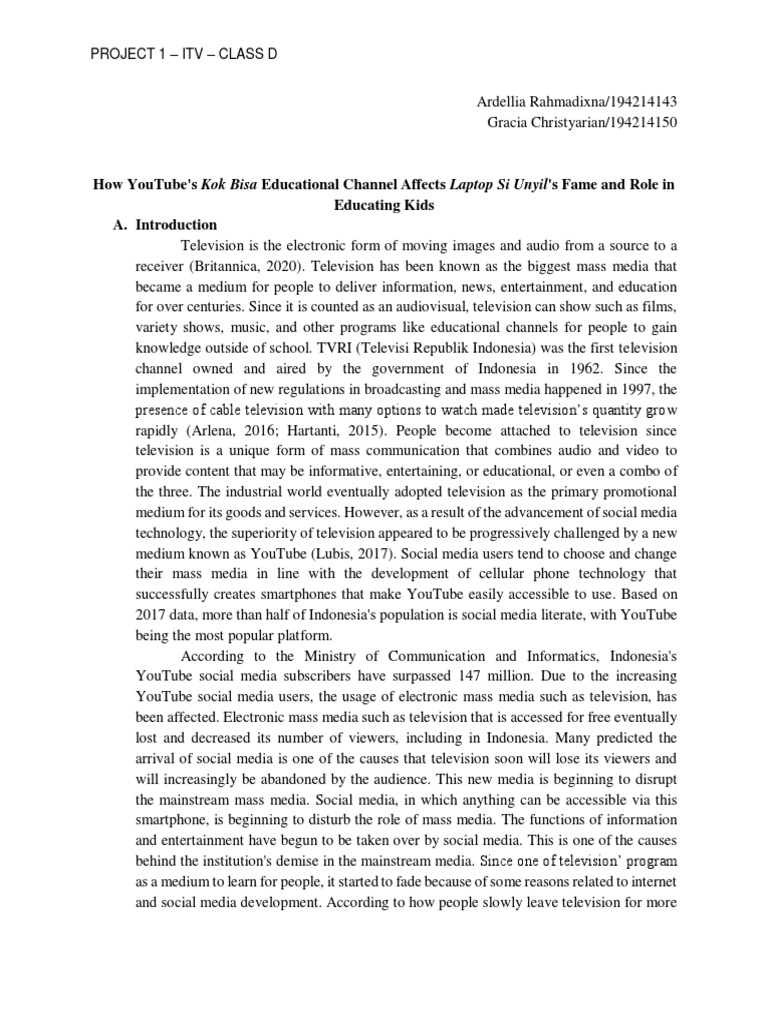 How YouTube's Kok Bisa Educational Channel Affects Laptop Si Unyil's ...