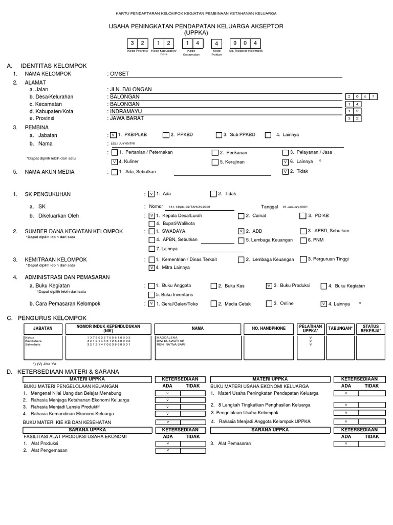 K0 Kelompok UPPKA | PDF