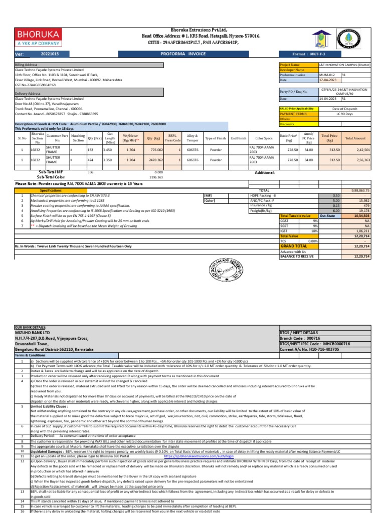 PI 012 - R1 L&T INNOVATION CAMPUS dt.17.04.2023 | PDF | Legal Liability ...