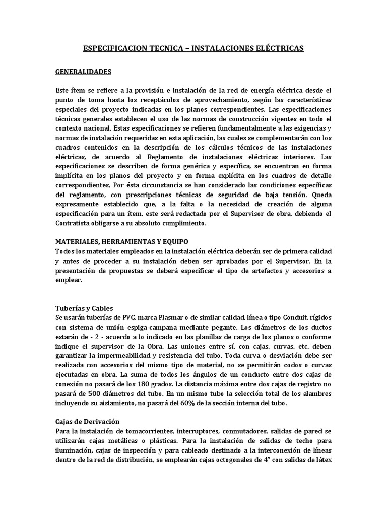 Ee - Tt. Inst. Eléctricas Educacion Inicial | Descargar gratis PDF | Enchufes y tomas de ...
