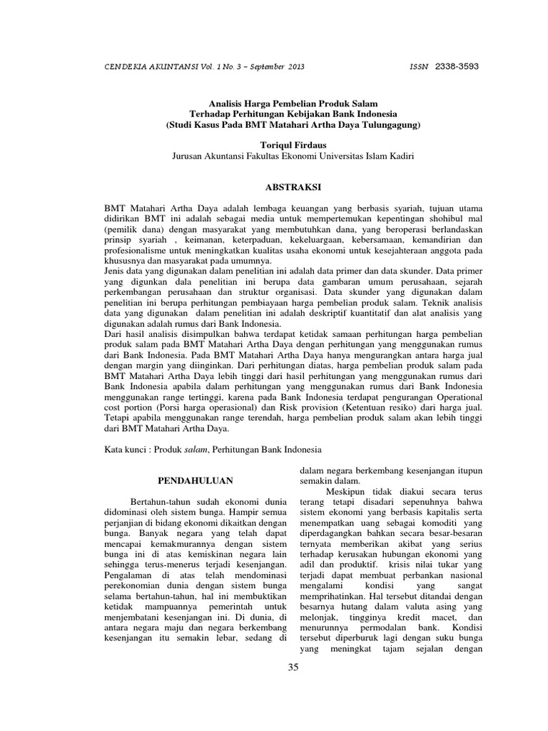 Jurnal Akuntansi Syariah | PDF