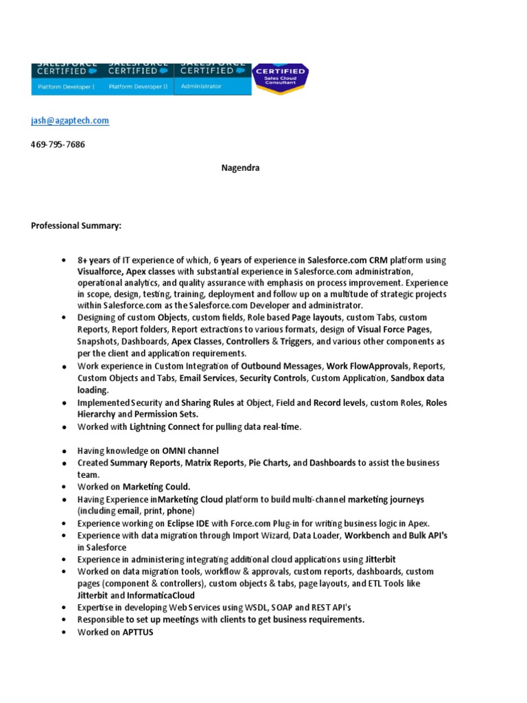 Nagendra Salesforce Developer . | PDF | Eclipse (Software) | Web Application