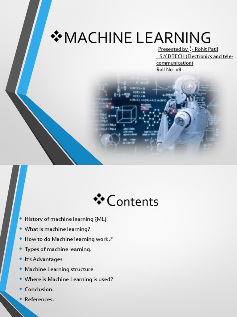 Machine Learning From Rohit | PDF | Machine Learning | Cognition