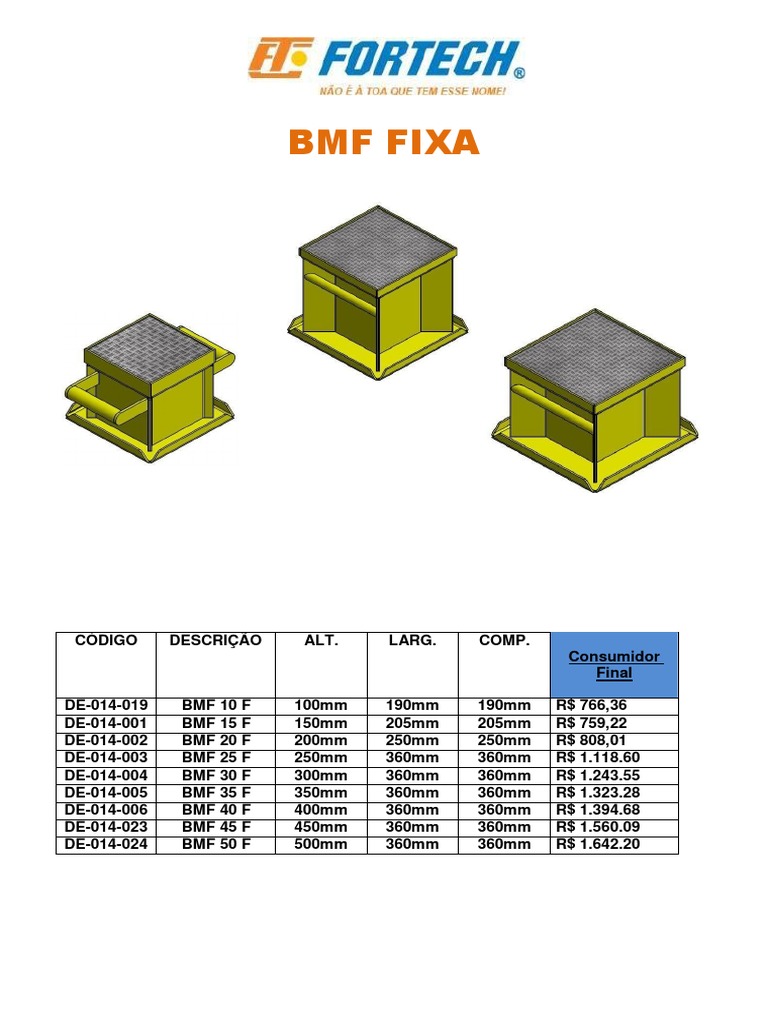 Precios y Especificaciones BMF F | PDF