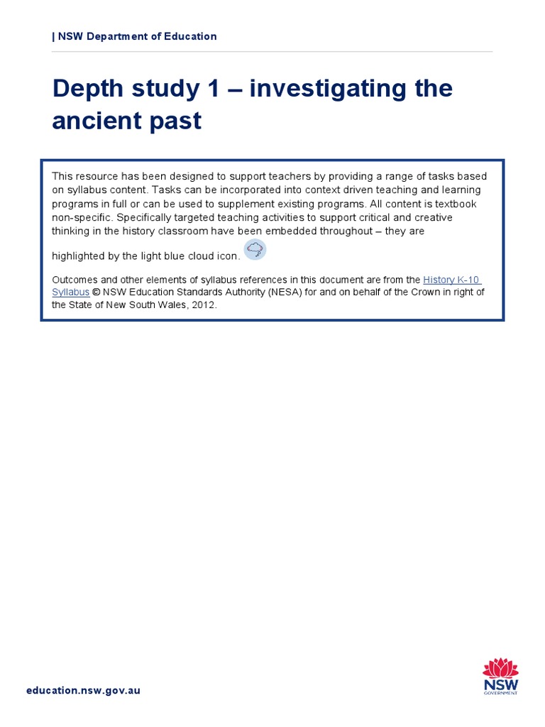 Ancient History Teaching Resource | PDF | Anno Domini | Archaeology
