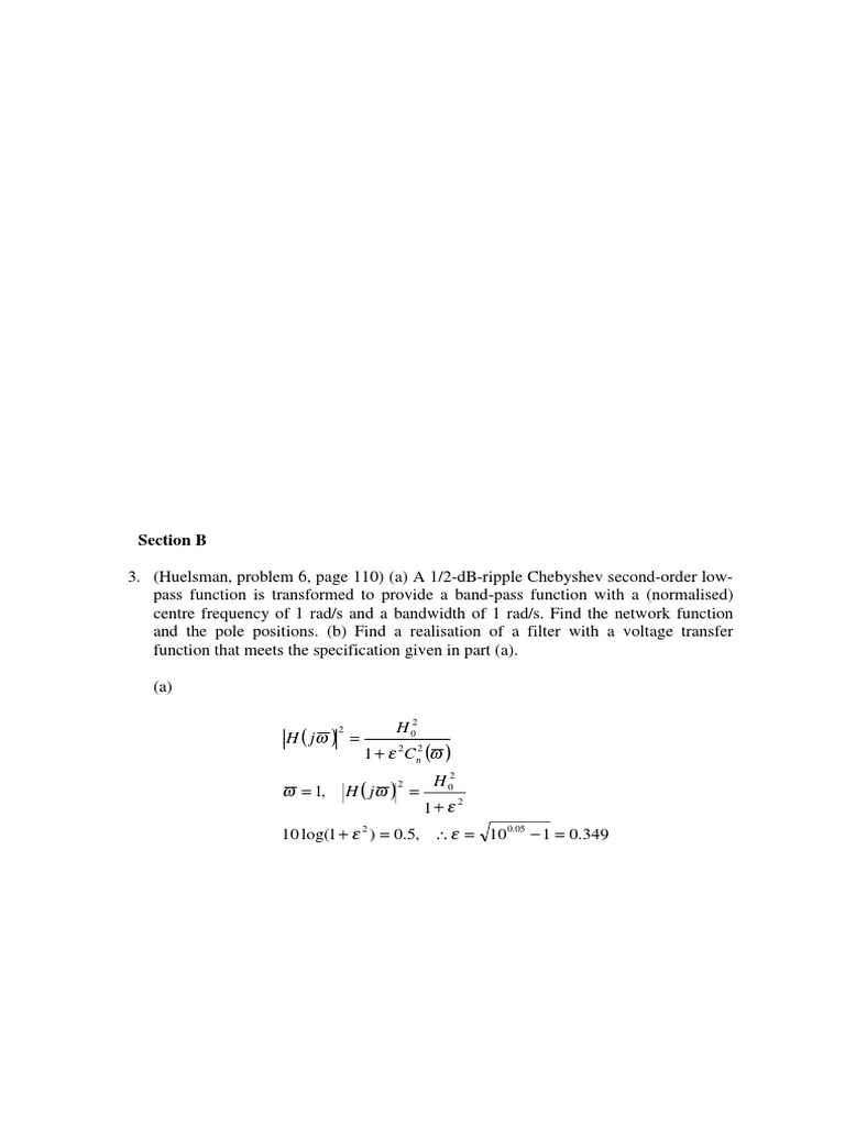 Tutorial 9 Sol. | PDF