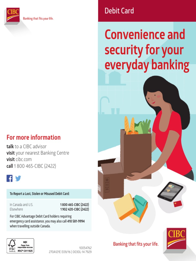 CIBC Debit Card Brochure en | PDF | Debit Card | Credit Card