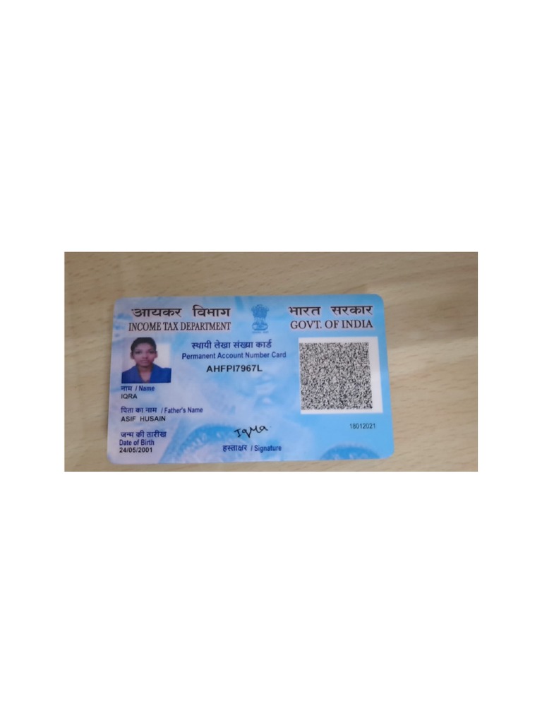 Iqra-Pan Card | PDF