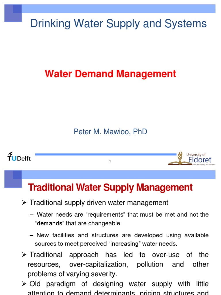Water Demand Management Guide | PDF | Water | Water Resources
