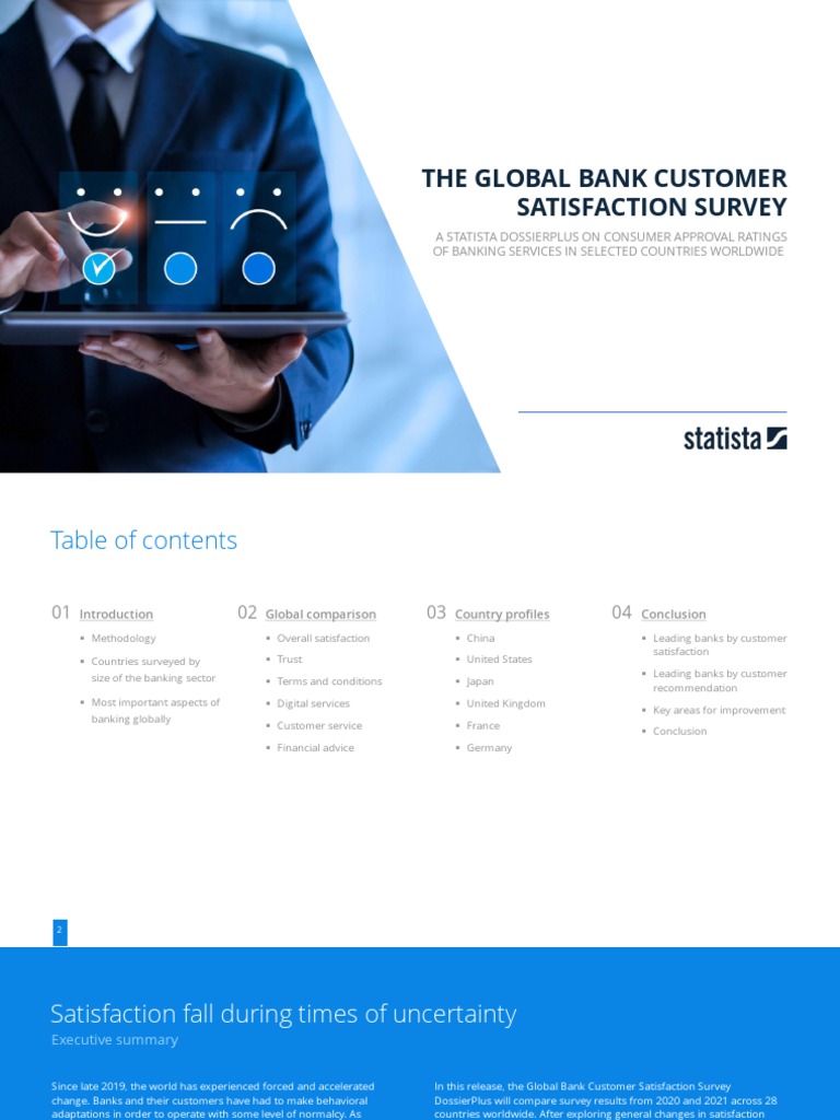Study - Id73636 - The Global Bank Customer Satisfaction Survey | PDF ...