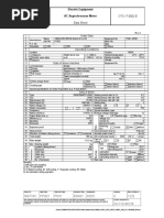 3-Phase Motor Specifications Sheet | PDF | Electric Motor | Electrical ...